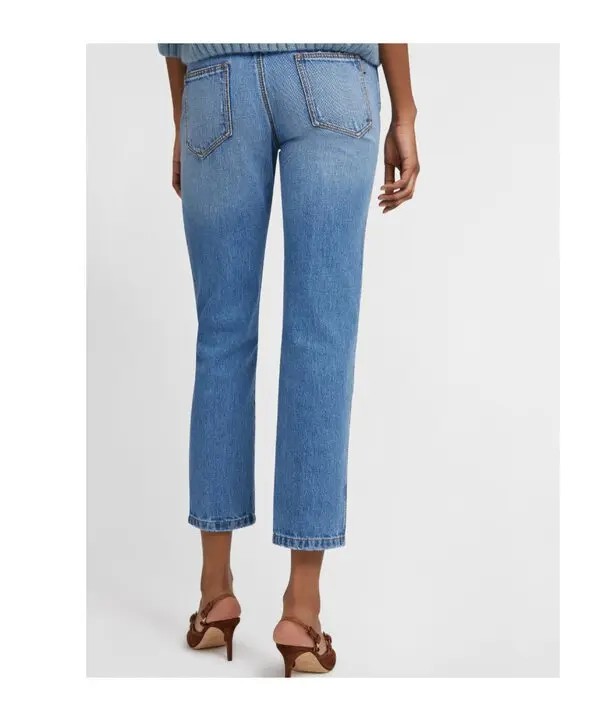 Ermanno Scervino Rhinestone Embellished Jeans
