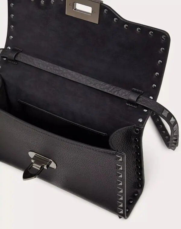 Valentino Garavani Rockstud Shoulder Bag - Black