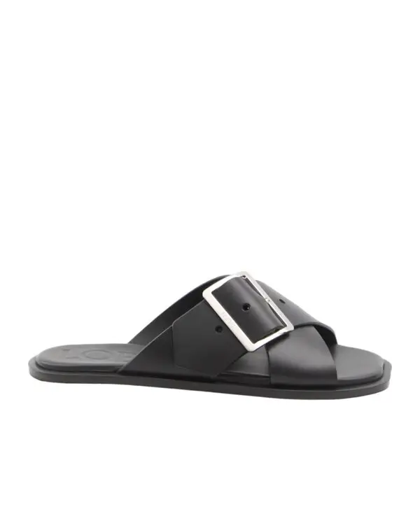 Loewe Petal Belt Flat Sandal In Vegetable-tanned Calfskin
