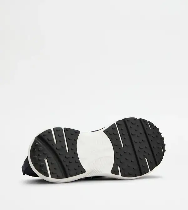 TOD'S Kate Slip-on Sneakers With Leather Chain Detail - Blue