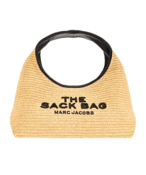 Marc Jacobs The Woven Logo Embroidered Mini Sack Bag