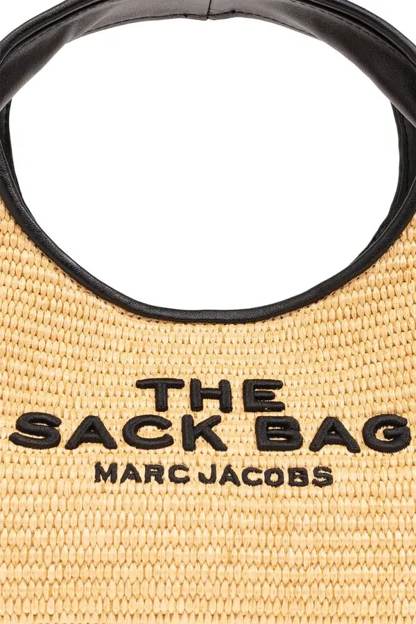 Marc Jacobs The Woven Logo Embroidered Mini Sack Bag