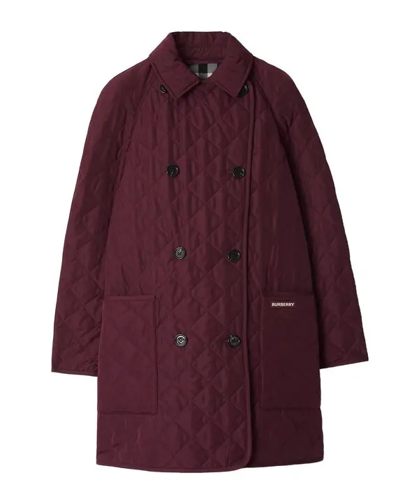 Burberry Quilted Double-breasted Coat