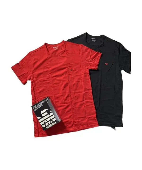 EA7 Logo Details Two T-shirts