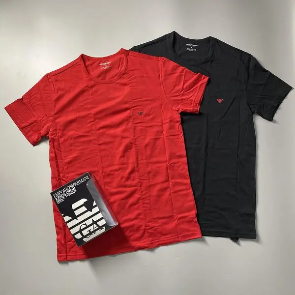 EA7 Logo Details Two T-shirts