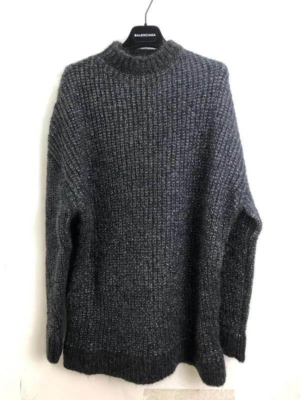 Saint Laurent Metallic Loose-knit Jumper