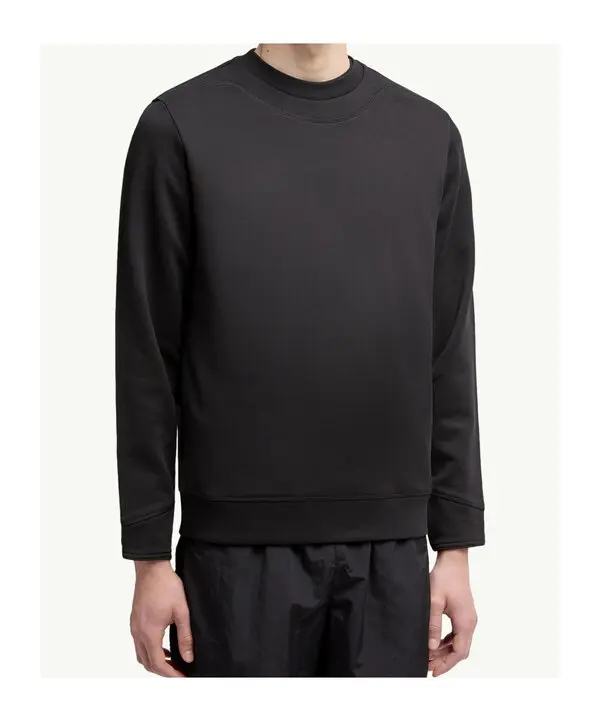 Moncler Logo Patch Cotton Sweatshirt