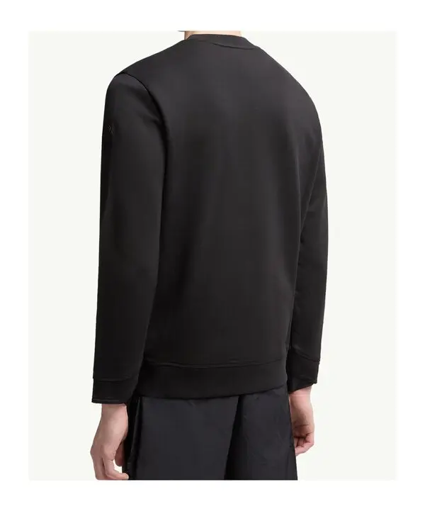 Moncler Logo Patch Cotton Sweatshirt