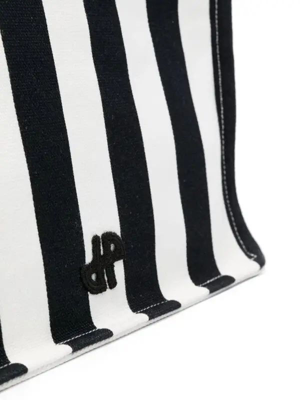 PATOU Striped Everyday Tote Bag