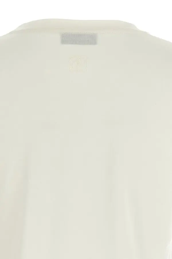 Magda Butrym Lace-trim Crewneck T-shirt