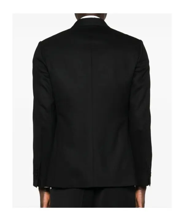 LARDINI Shawl Collar Single-breasted Jacket - Black