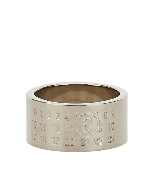 MAISON MARGIELA Engraved Logo Ring - Yellow