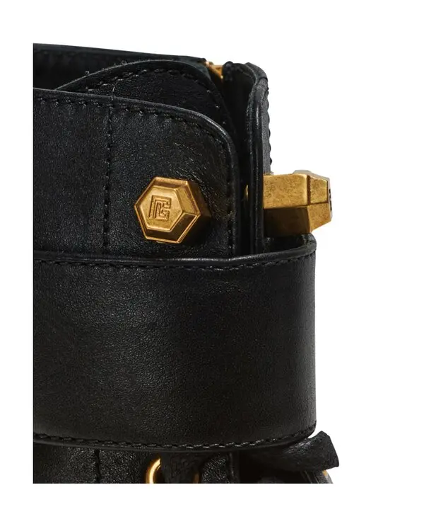 Balmain Romy Combat Boots - Black