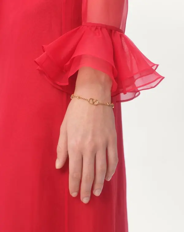 Valentino Garavani Vlogo Signature Chain Bracelet