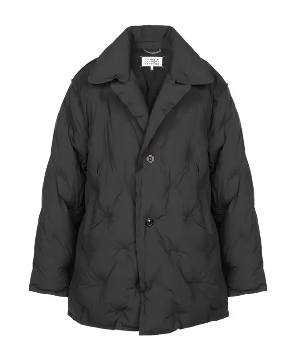 MAISON MARGIELA Four-stitch Detailed Padded Coat