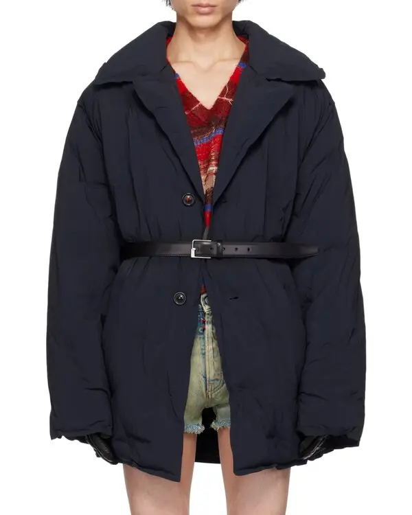 MAISON MARGIELA Four-stitch Detailed Padded Coat