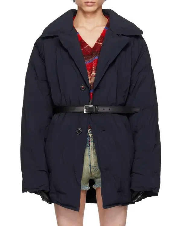 MAISON MARGIELA Four-stitch Detailed Padded Coat