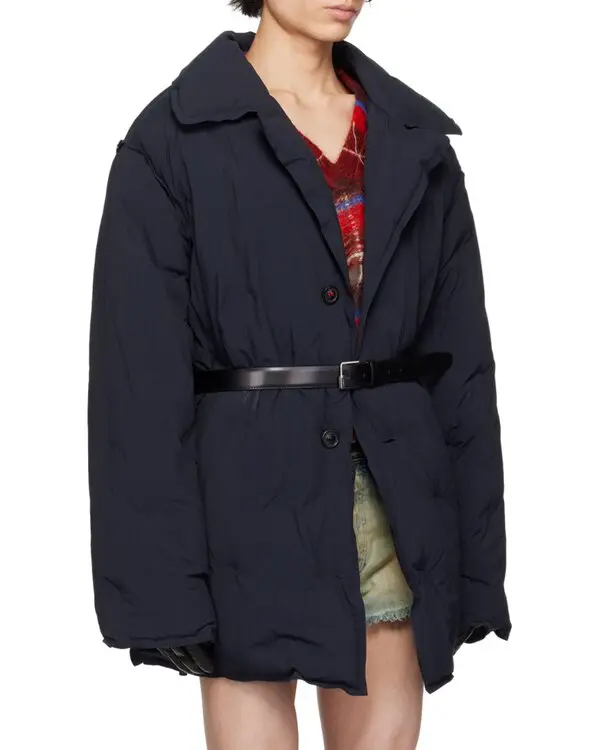 MAISON MARGIELA Four-stitch Detailed Padded Coat