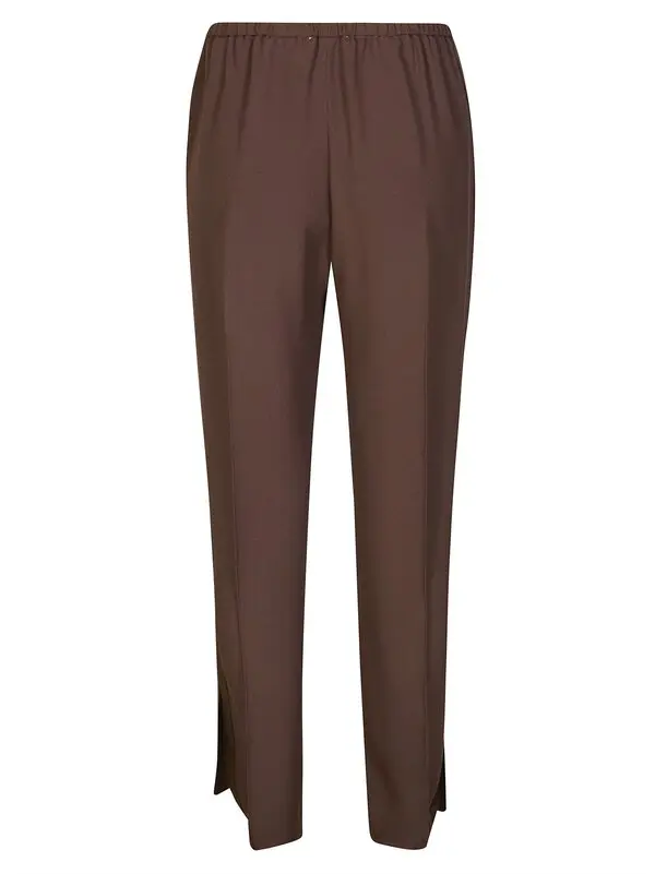 FORTE_FORTE Elasticated Straight Leg Trousers