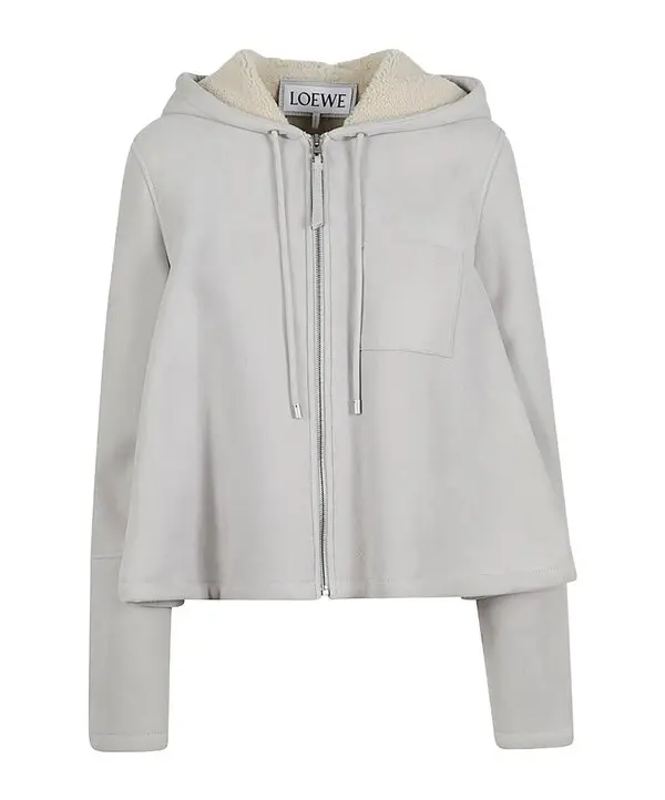 Loewe Leather Hooded Jacket