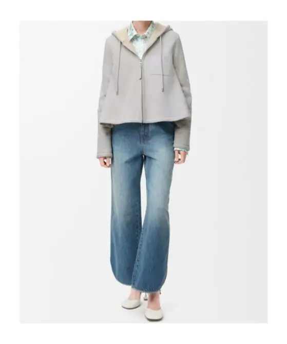 Loewe Leather Hooded Jacket
