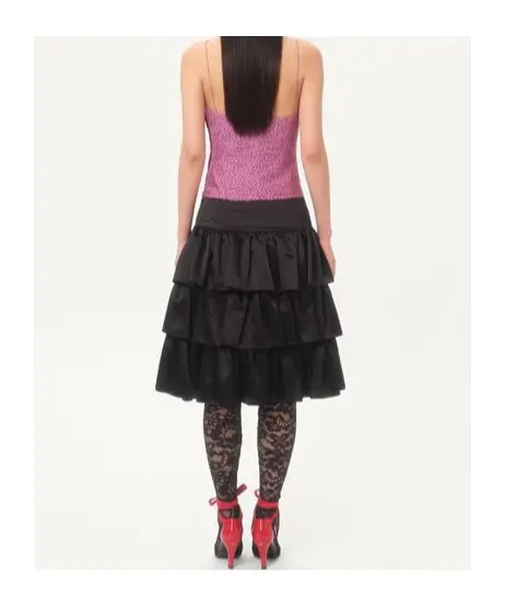 Valentino Garavani Embroidered Lace Tights With Logo Waistband