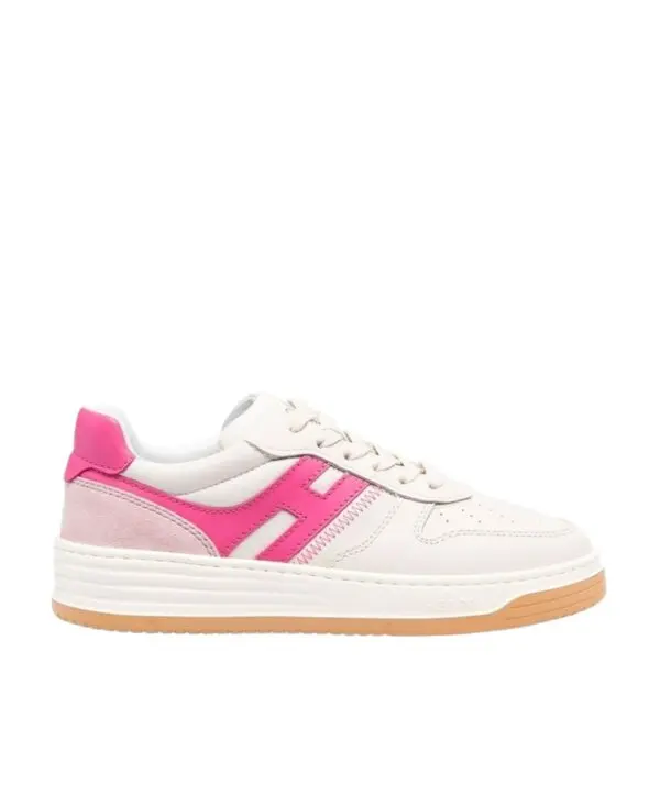 Hogan Round Toe Lace-up Sneakers - Multicolor
