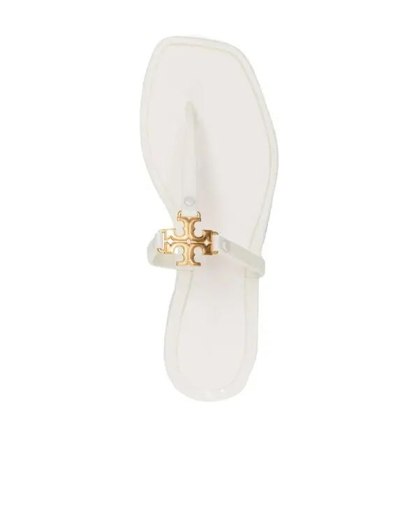 Tory Burch Roxane T-bar Strap Sandals - White