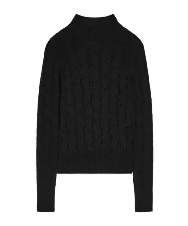 Dries Van Noten Mock Neck Knitted Jumper