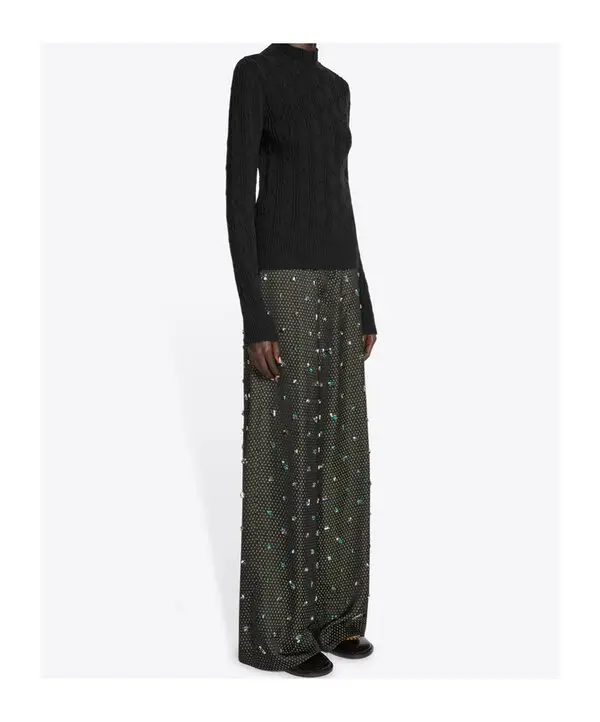 Dries Van Noten Mock Neck Knitted Jumper