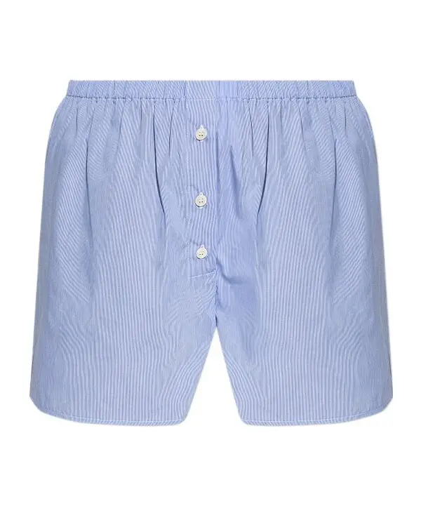 SPORTY  RICH Sporty & Rich Logo Shorts