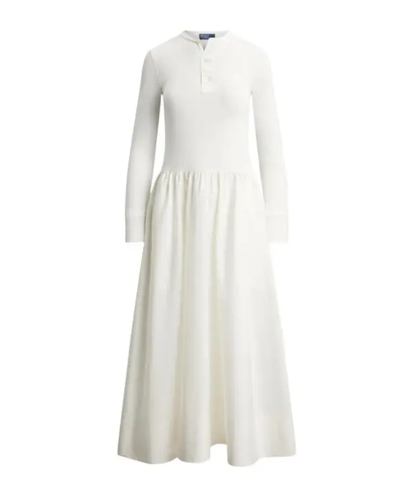 Polo Ralph Lauren Henley Dress - White