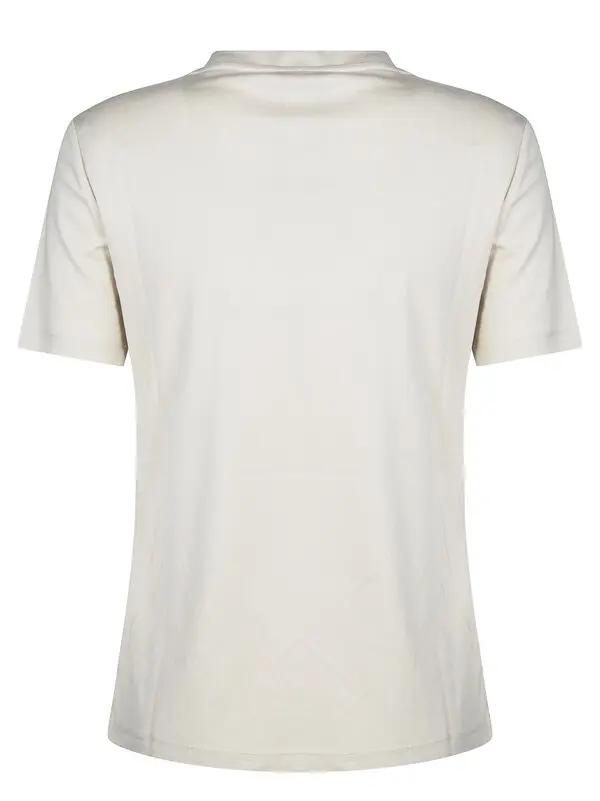 Max Mara Bingo Embellished Basic Jersey T-shirt - Beige