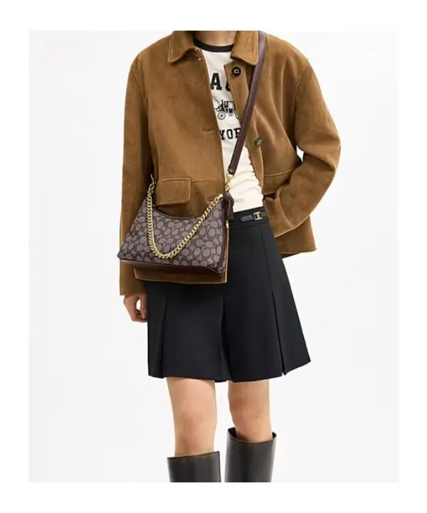 COACH Juliet 25 Shoulder Bag In Signature Jacquard - Oak Maple