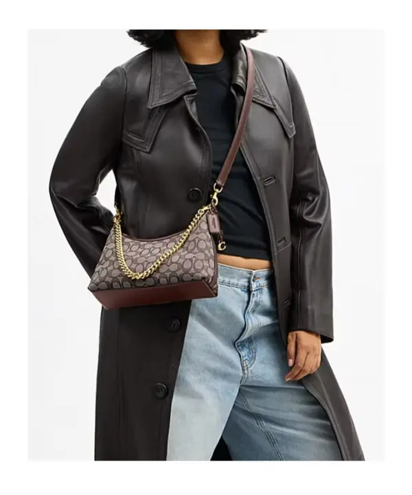 COACH Juliet 25 Shoulder Bag In Signature Jacquard - Oak Maple