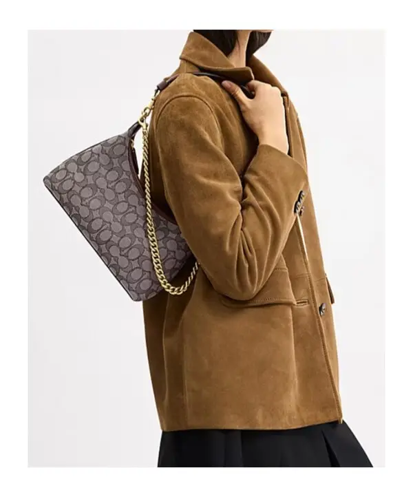 COACH Juliet 25 Shoulder Bag In Signature Jacquard - Oak Maple