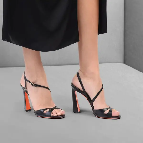 Santoni High Heel Mona Sandals