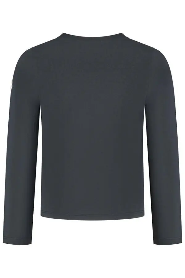 Moncler Long-sleeved T-shirt With Flower Appliqu
