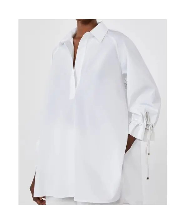 Max Mara Long-sleeved Drawstring Top - No