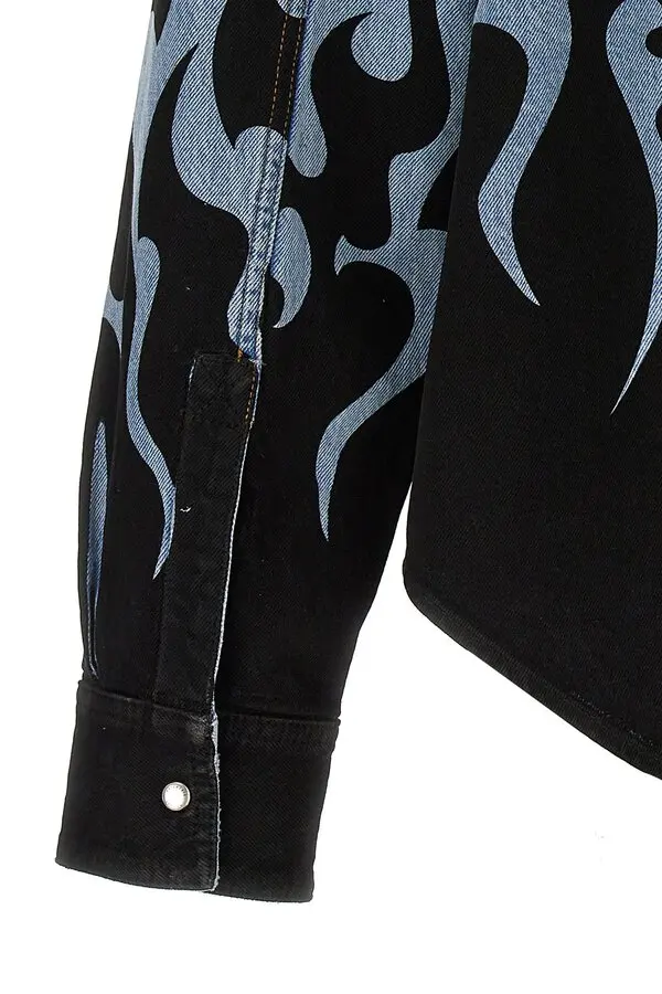 Vetements Printed Denim Jacket