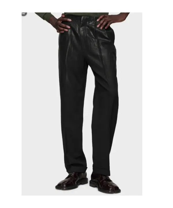 MAISON MARGIELA Foiled Wide-leg Trousers