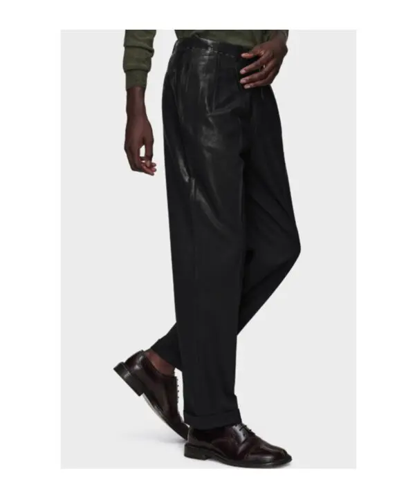 MAISON MARGIELA Foiled Wide-leg Trousers