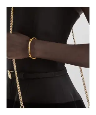Fendi Logo Bangle Bracelet