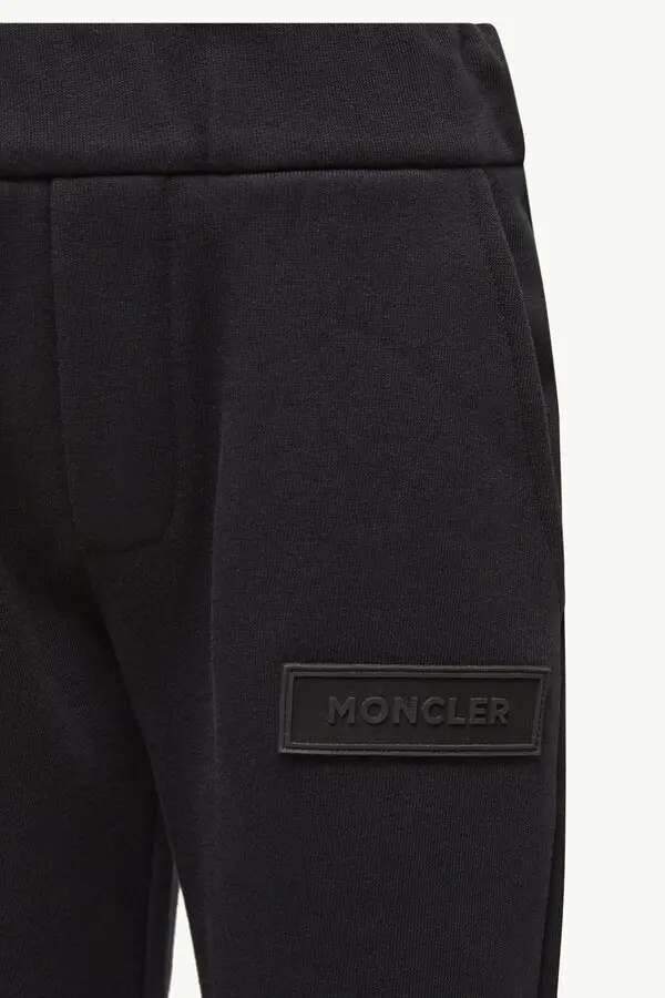 Moncler Cotton Sweatpants With Graphic Details