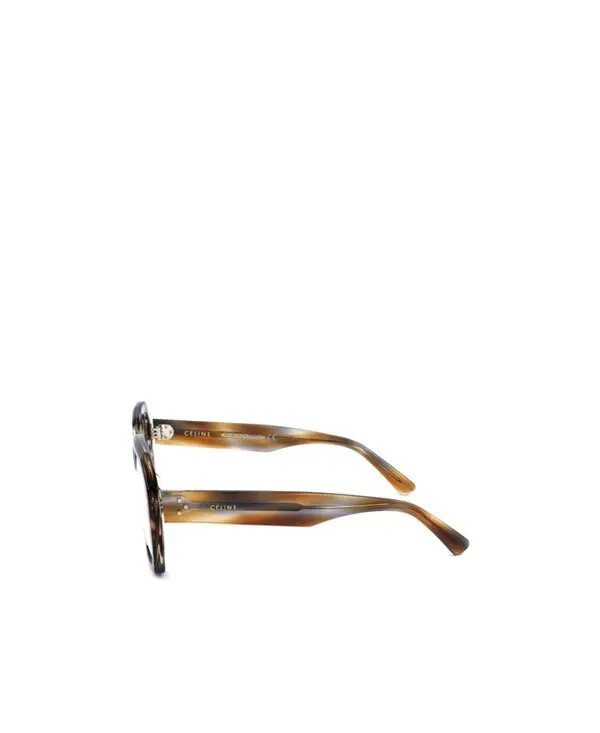 Celine Striped Logo Eyeglasses - Multicolor