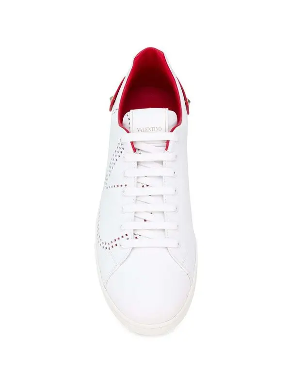 Valentino Garavani Backnet Leather Sneakers