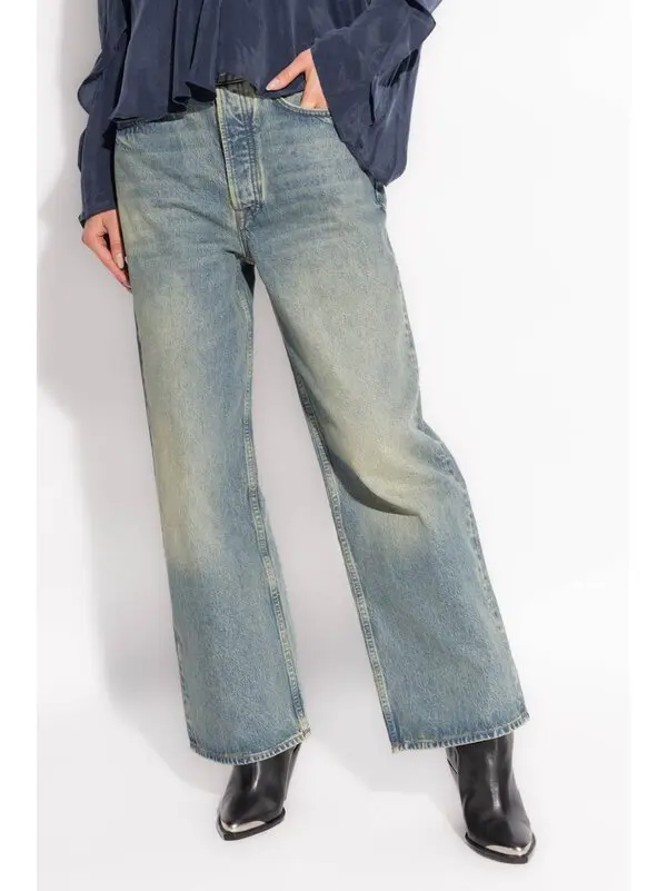 SAMSOE SAMSOE Samsøe Samsøe Shelly Wide Leg Jeans - Gray