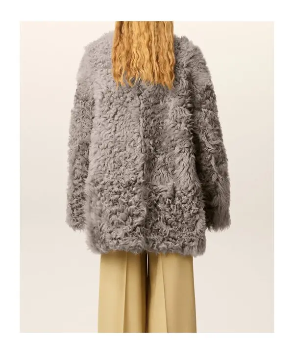 AMI Paris Shearling Short Coat