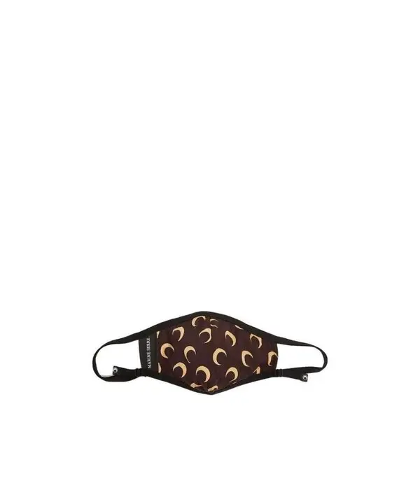 MARINE SERRE Printed Mask - Black
