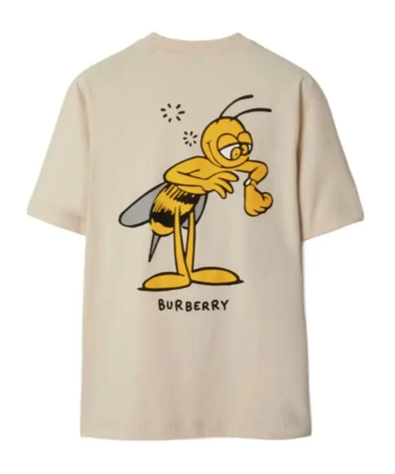 Burberry Bee Printed Crewneck T-shirt